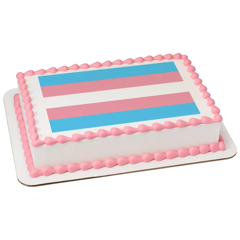 Transgender Pride Flag Cake | Online Cake Ordering | Miles Farmers Market